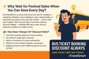 Bus Seat Booking Discount upto Rs 200 using ETSBUS - Get up 10% Off(Max ...